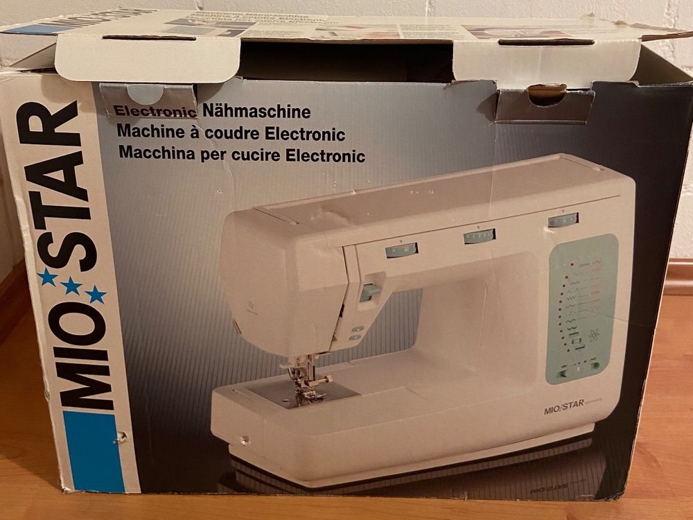 Nähmaschine Mio Star electronic sehr gepflegt Full Set (Gebraucht) in ...