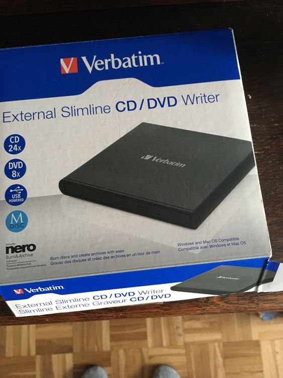Externes Laufwerk, External Slimline CD/DVD Writer (Neu (gemäss ...