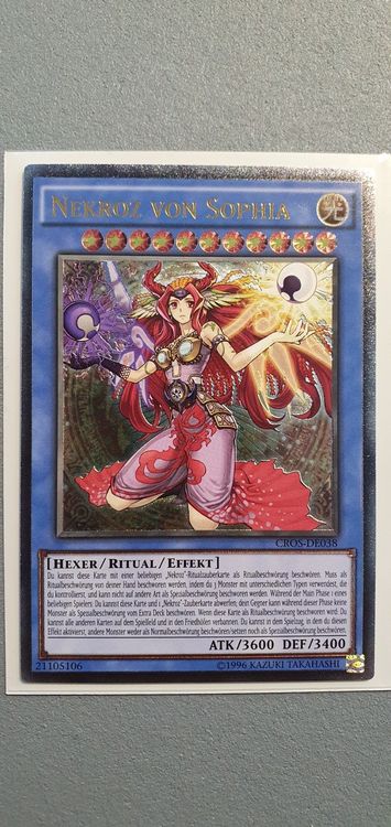 Yugioh Nekroz von Sophia (Gebraucht) in Luzern für CHF 13 – mit Lieferung auf Ricardo kaufen