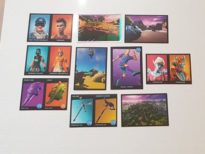Panini Fortnite Black Frame Series Stickers Epic Games (Neu (gemäss ...
