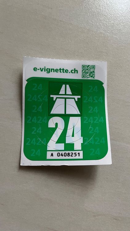 Vignette 2024 CH Autobahn Schweiz (Neu (gemäss Beschreibung)) in Beinwil am See für CHF 25 – mit ...