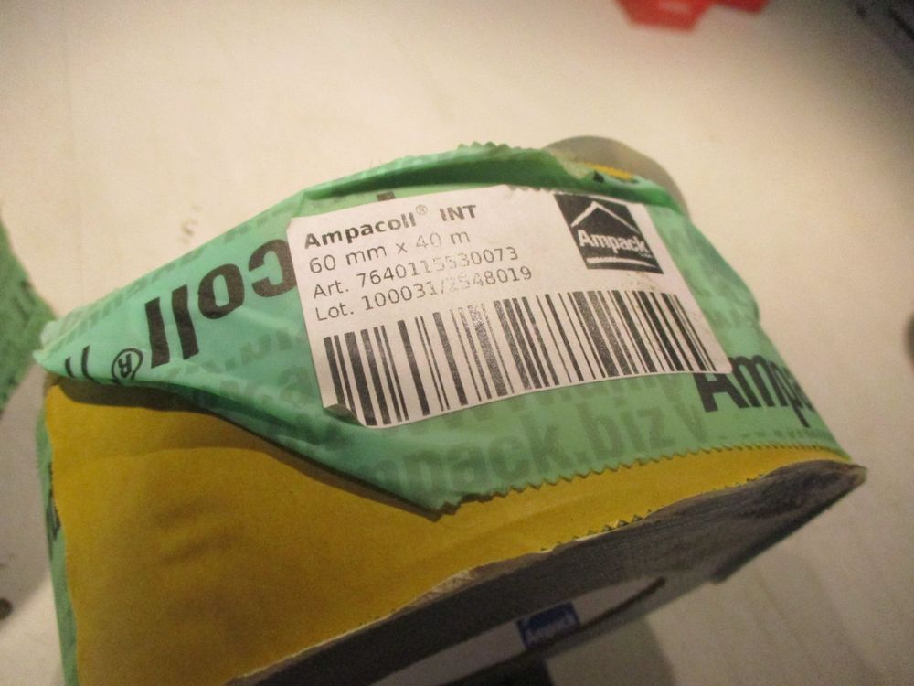 AMPACOLL 60MM AMPACK KLEBESTREIFEN DAMPFBREMSE | Kaufen auf Ricardo