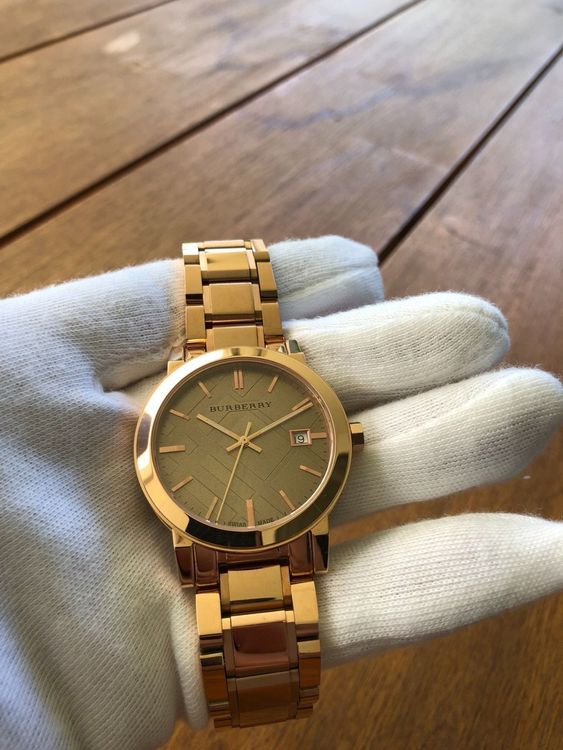 Burberry BU9034 Rose Gold Damen Uhr TOP | Kaufen auf Ricardo