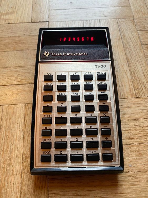 Texas Instruments TI-30 Vintage Taschenrechner | Kaufen auf Ricardo