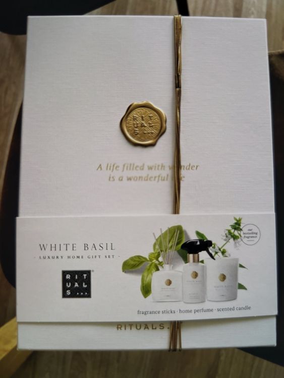 Rituals White Basil L Set Neu Raumspray Duftstäbchen Kerze (Neu und ...