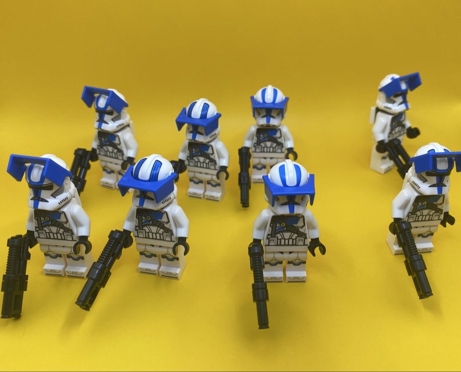 8x Lego Star Wars 501st Clone Heavy Trooper sw1247 Minifigur (Neu ...