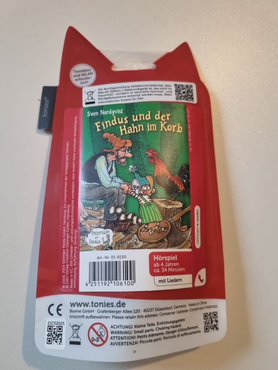 Tonie- Pettersson und Findus,Findus und der Hahn im Korb,OVP (Neu und ...