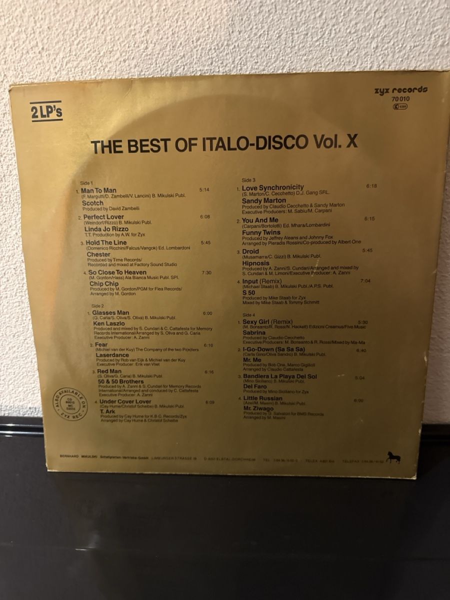 The Best of Italo Disco, Vol. X - Vinyl Record 🎶 Rare! (Neu (gemäss ...