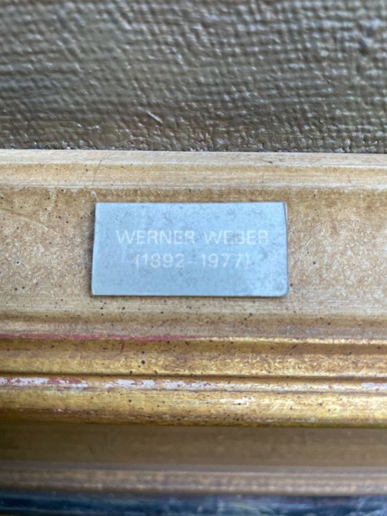 Gemälde von dem bekannten Schweizer Maler Werner Weber | Kaufen auf Ricardo