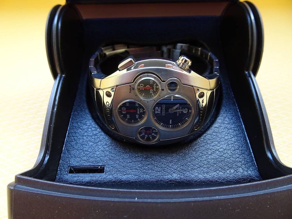 Seltene Seiko Sportura 3 SLQ-015 Kinetic mit Box (Gebraucht) in Chur ...