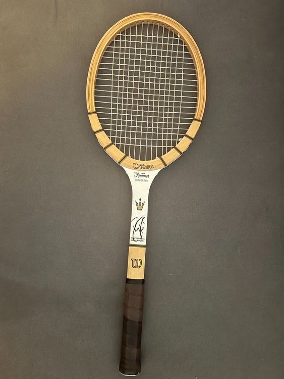 Jack Kramer Autograph Roger Federer Signature / Holz Racket (Gebraucht ...
