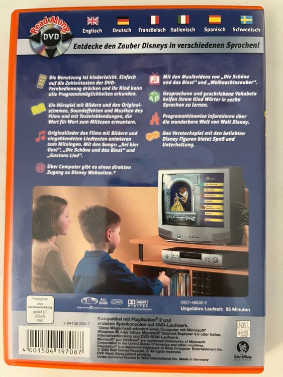 Disney : Die Schöne und das Biest - Read Along DVD 📀 (Neu (gemäss Beschreibung)) in Sierre für ...