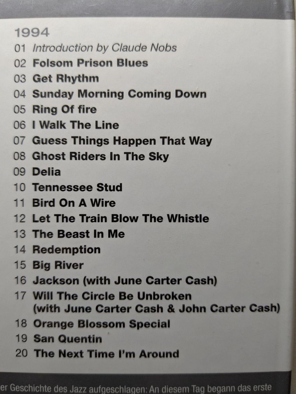 Johnny Cash - Live at Montreux 1994 [DVD/neu & OVP] (Neu und ...