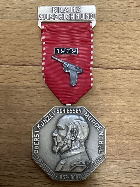 Seltene Auszeichnung Oberst Künzli Murgenthal 1979 (Gebraucht) in ...