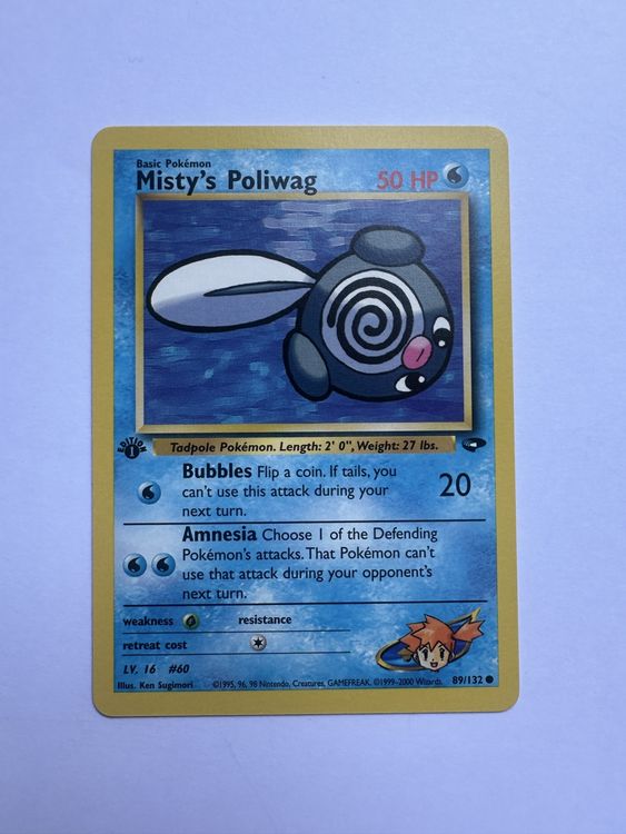 Misty‘s Poliwag 1st Edition - Gym Challenge - Ab 1.- CHF (Gebraucht) in ...
