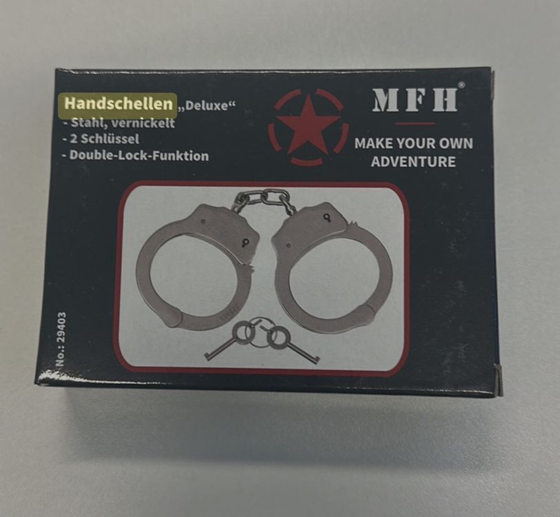 Handschellen (Neu (gemäss Beschreibung)) in Schlieren für CHF 15 – mit Lieferung auf Ricardo kaufen