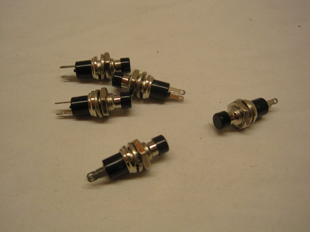 Mini Drucktaster schwarz 5Stk 042 (Neu und originalverpackt) in ...