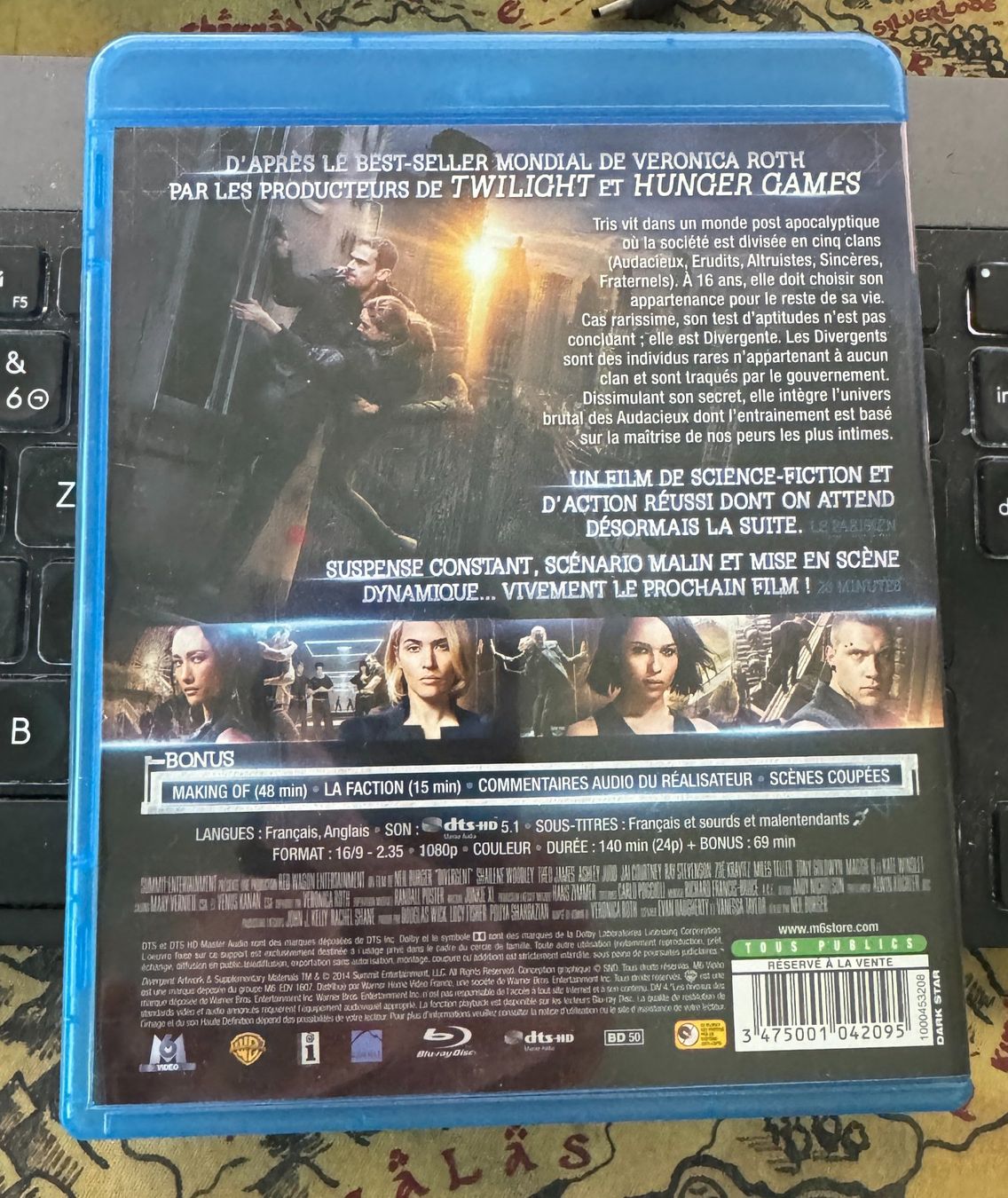Divergente (2014) - Blu-ray (D'occasion) à Semsales pour CHF 3.5 – avec ...