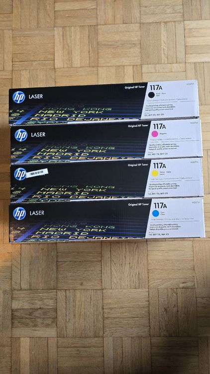 HP 117A Toner Set, Original, ungeöffnet (Neu und originalverpackt) in ...