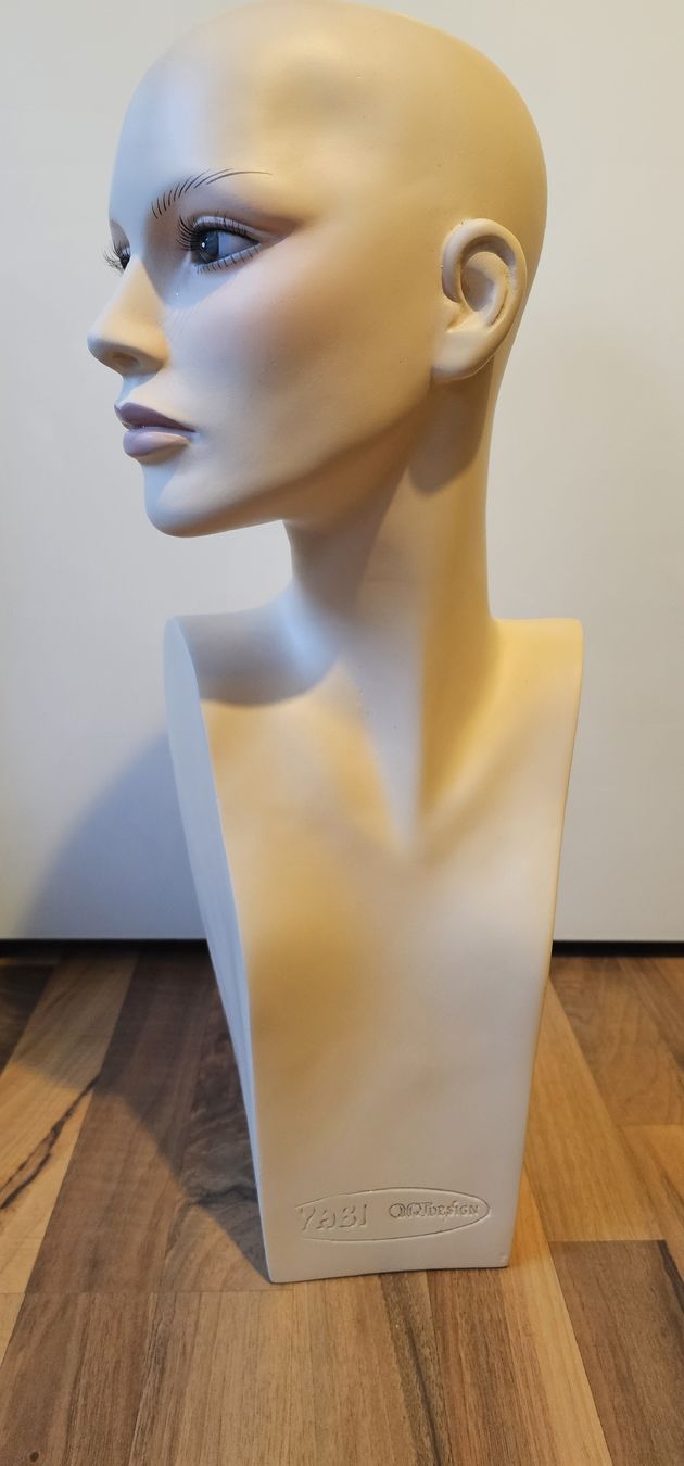 YABI Mannequin Deko-Kopf1, vintage, NEU, 80er Jahre! (Neu und ...