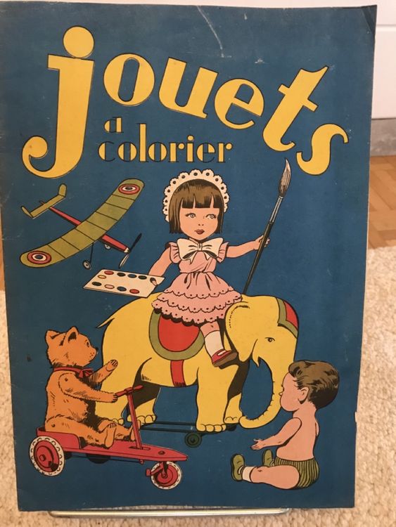 Livre ancien Jouets à colorier vintage enfant (Gebraucht) in Renens VD ...