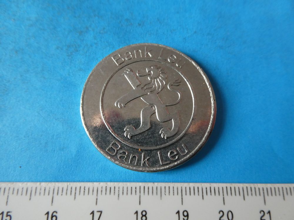 Medaille Bank Leu 1987, 125 Jahre Handwerk- u. Gewerbeverein | Kaufen ...