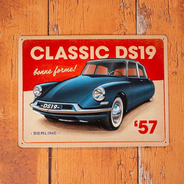 Citroen DS19 DS21DS2 DS3 DS4 DS5 DS6 DS7 DS9 Blechschild (Neu und originalverpackt) in ...