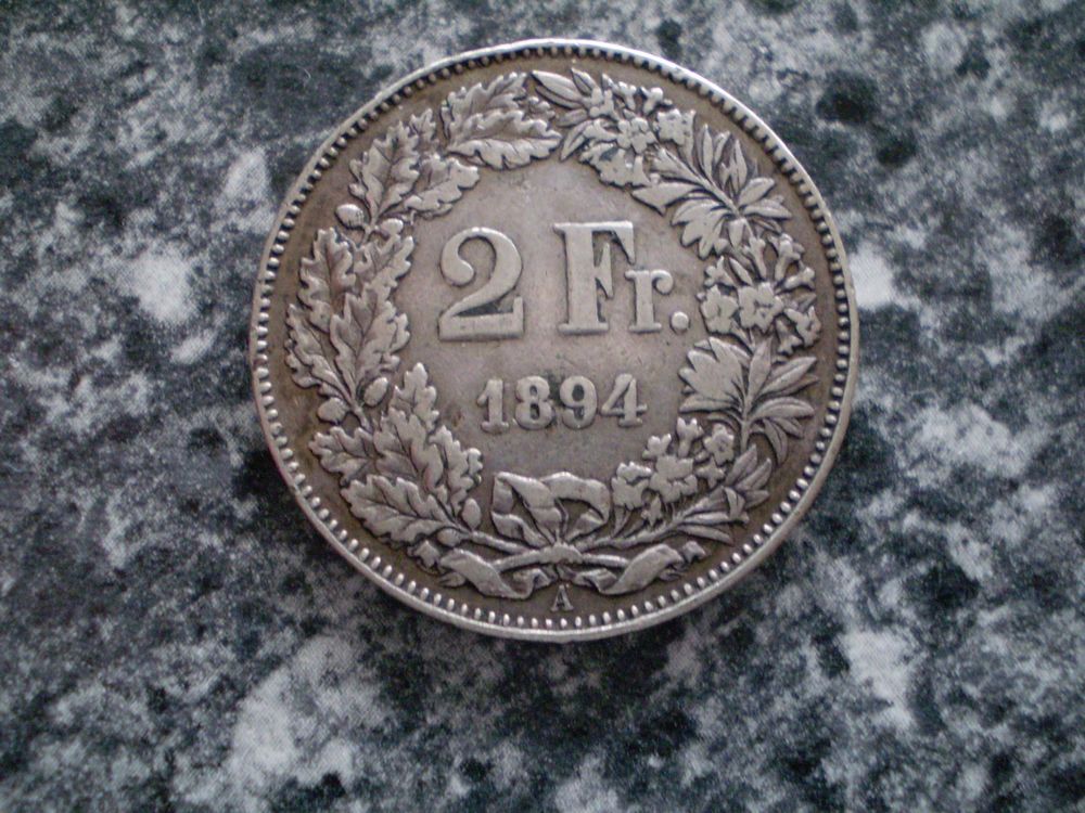 2 Fr.1894 !!! Rar !!! ab 1.- !!! (Gebraucht) in Dierikon für CHF 8 – mit Lieferung auf Ricardo ...