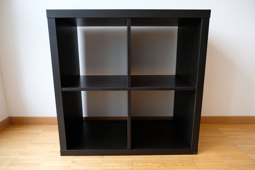 Ikea Kallax Schwarz 2x2