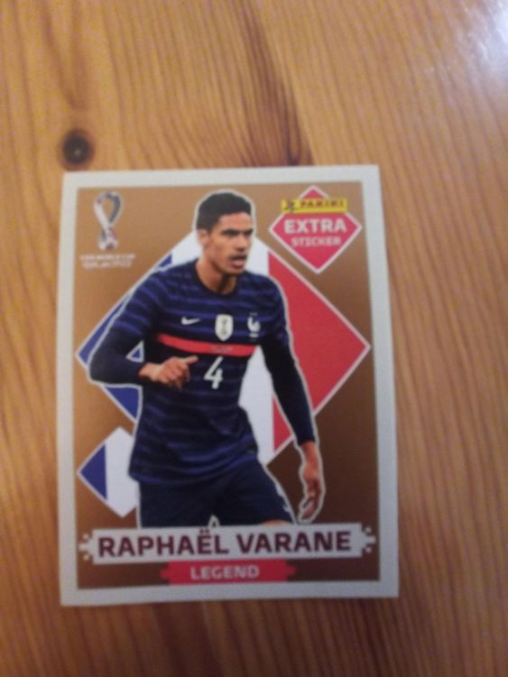 Panini WM 2022 Extra Sticker, Raphaël Varane (Neu (gemäss Beschreibung)) in Fehraltorf für CHF ...
