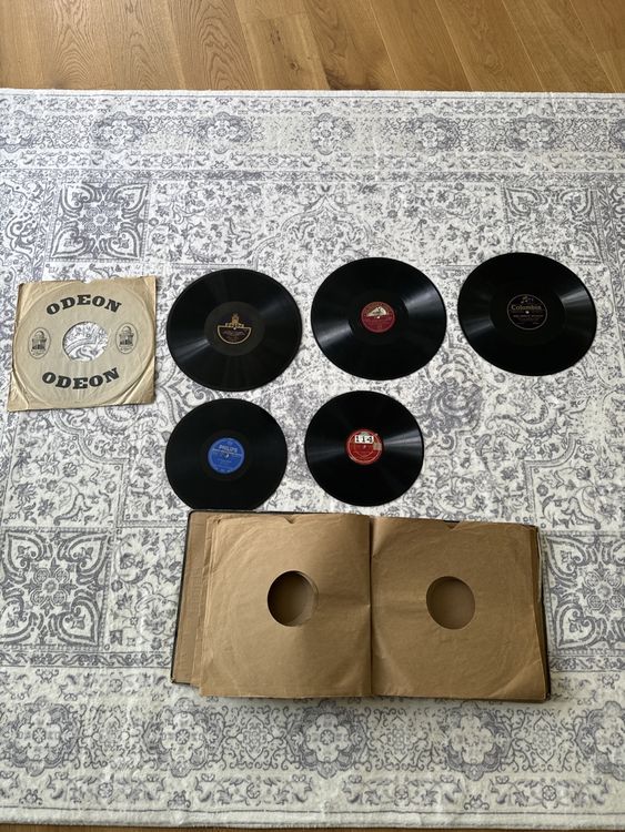 5 Alte Schellack Platten für Grammophone (Gebraucht) in Siebnen für CHF ...