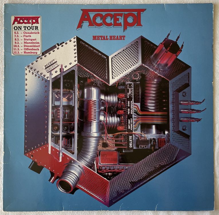 Accept - Metal Heart - LP - 1985 - First Press - OIS (Gebraucht) in ...
