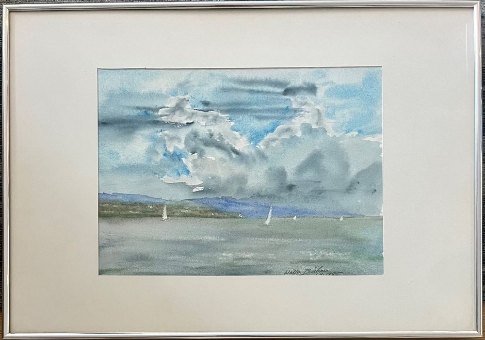 Walter Bührer - Seelandschafts Aquarell (Gebraucht) in Root für CHF 5 – mit Lieferung auf ...