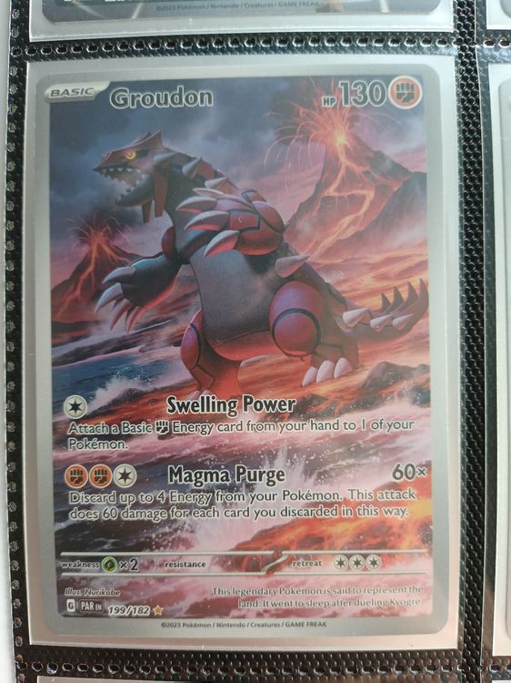 Groudon Alternate Art - Paradox Rift Pokemon Englisch (Gebraucht) in ...