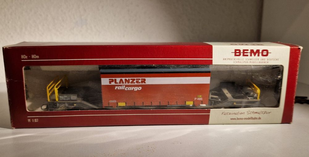 Bemo HOm RhB Sbk-v mit PLANZER RailCargo | Kaufen auf Ricardo