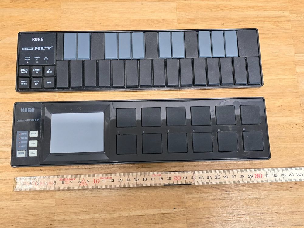 Korg nanoKEY + nanoPAD - Kompaktes Musikstudio für unterwegs (Gebraucht ...