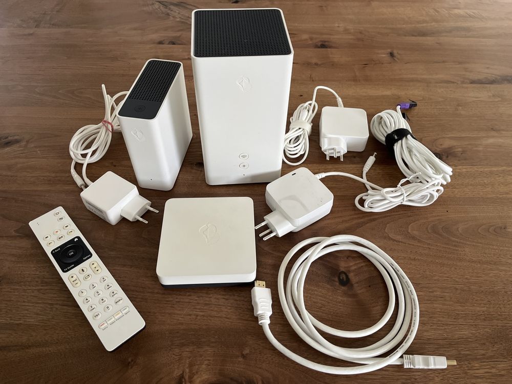Swisscom Internet Box + WLAN Box + TV Box (Gebraucht) in Brunnen für ...