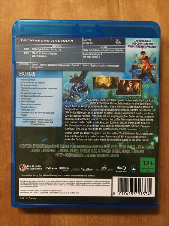 Duell der Magier (Blu Ray) (Gebraucht) in Wisen SO für CHF 2 – mit ...