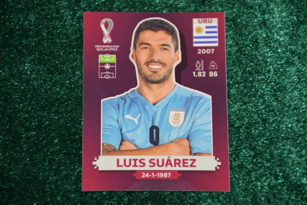 Panini WM 2022 - Luis Suarez - URU 20 (Neu (gemäss Beschreibung)) in ...