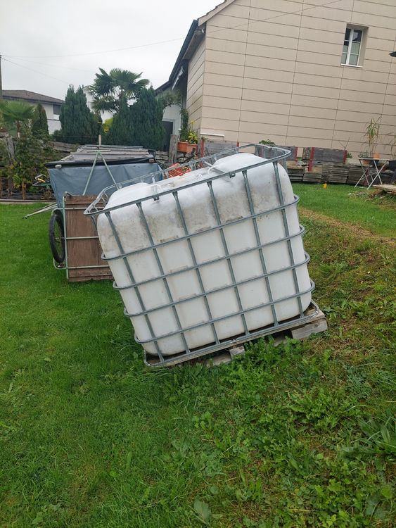 IBC Wassertank 1000l mit Gitterbox gebraucht (Gebraucht) in Gunzgen für ...