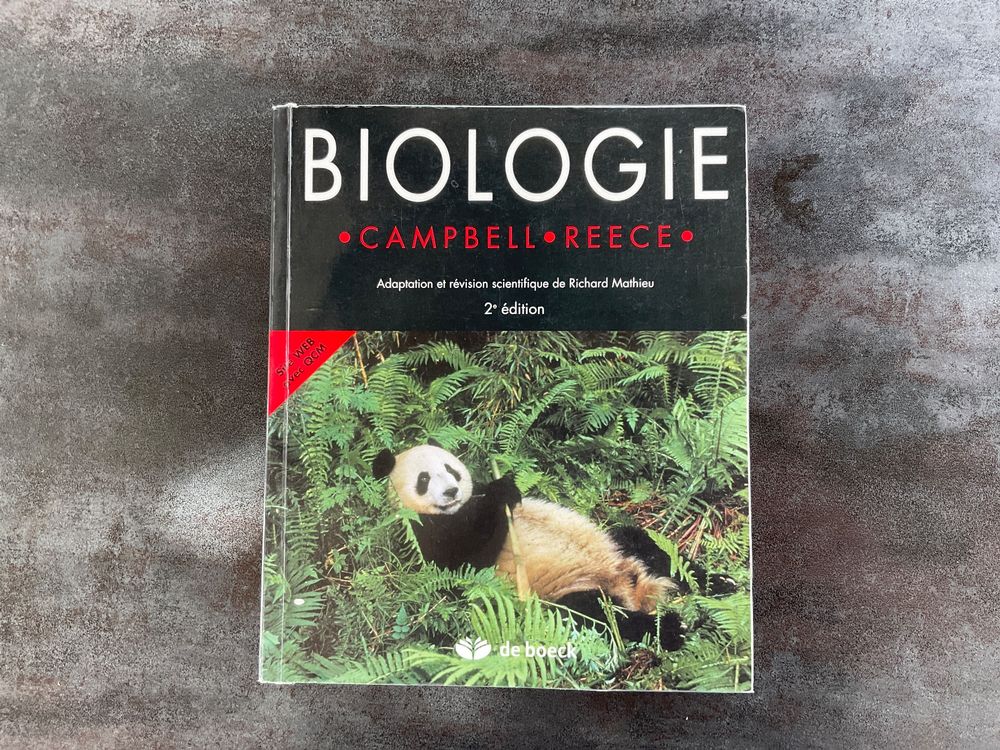 Biologie, Campbell, Reece, 2ème édition (Gebraucht) in Avenches für CHF ...