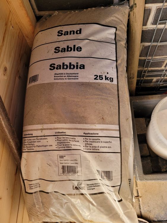 Sand 6 Säcke à 25 kg | Kaufen auf Ricardo