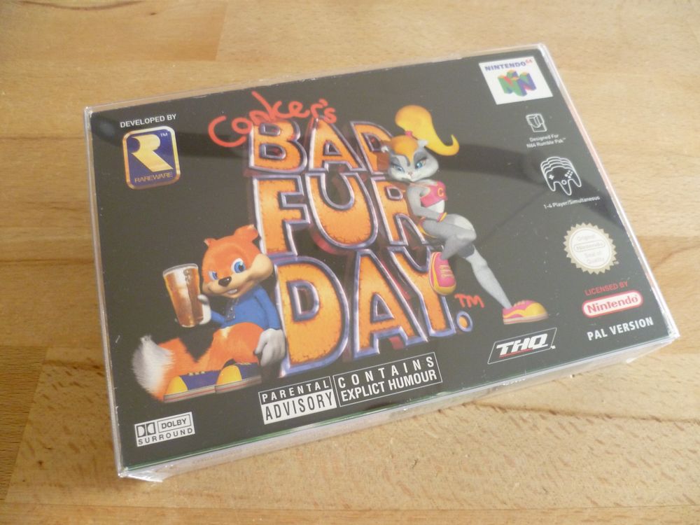 Conkers Bad Fur Day (OVP) (PAL) - Nintendo 64 N64 (Gebraucht) in ...