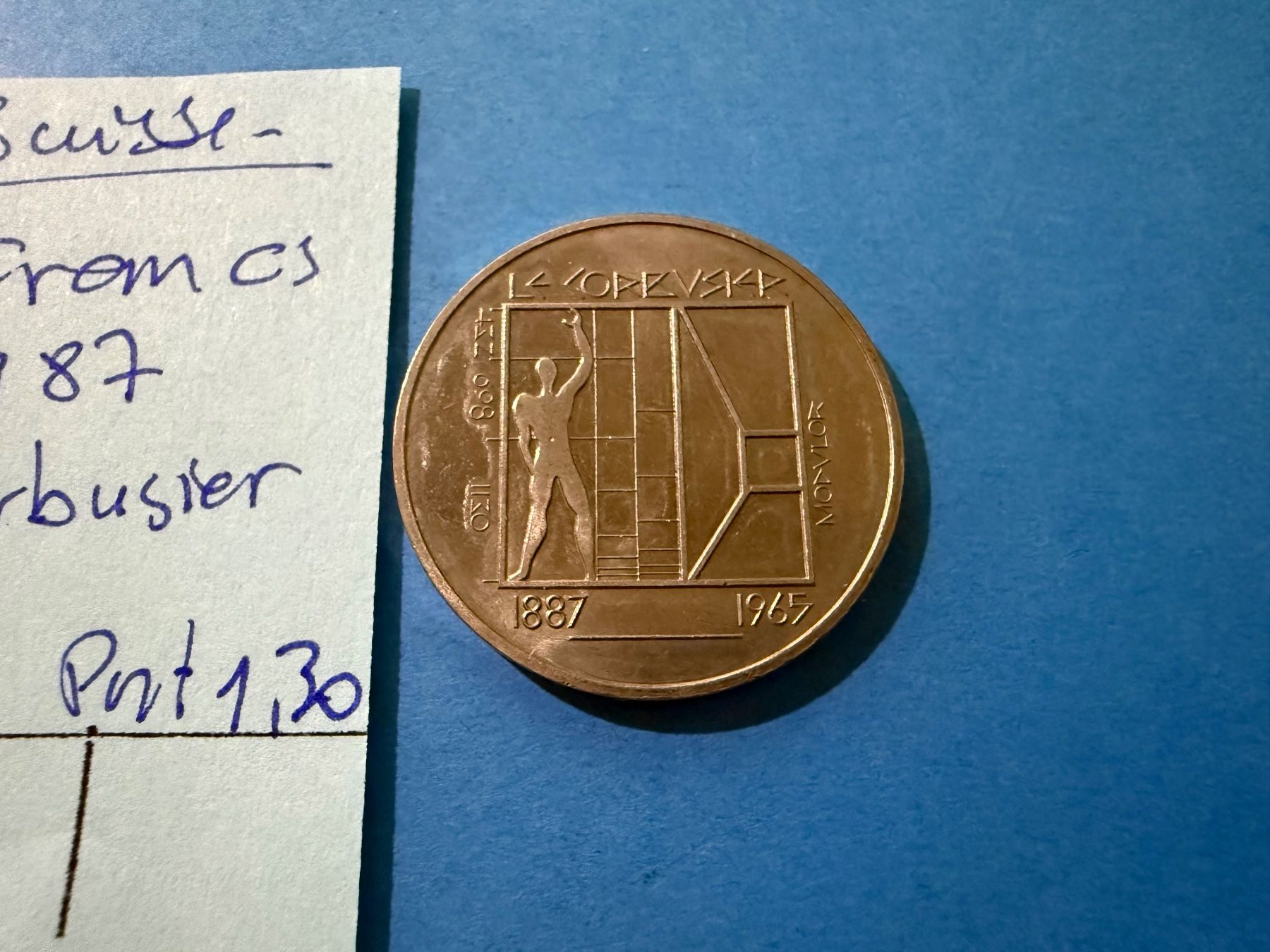 SUISSE : 5 FRANCS 1987 - Le Corbusier (D'occasion) à genève pour CHF 8 ...