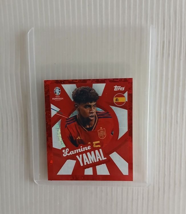 Topps foil Lamine Yamal UEFA Euro 2024 Espagne Rare ! (Gebraucht) in ...