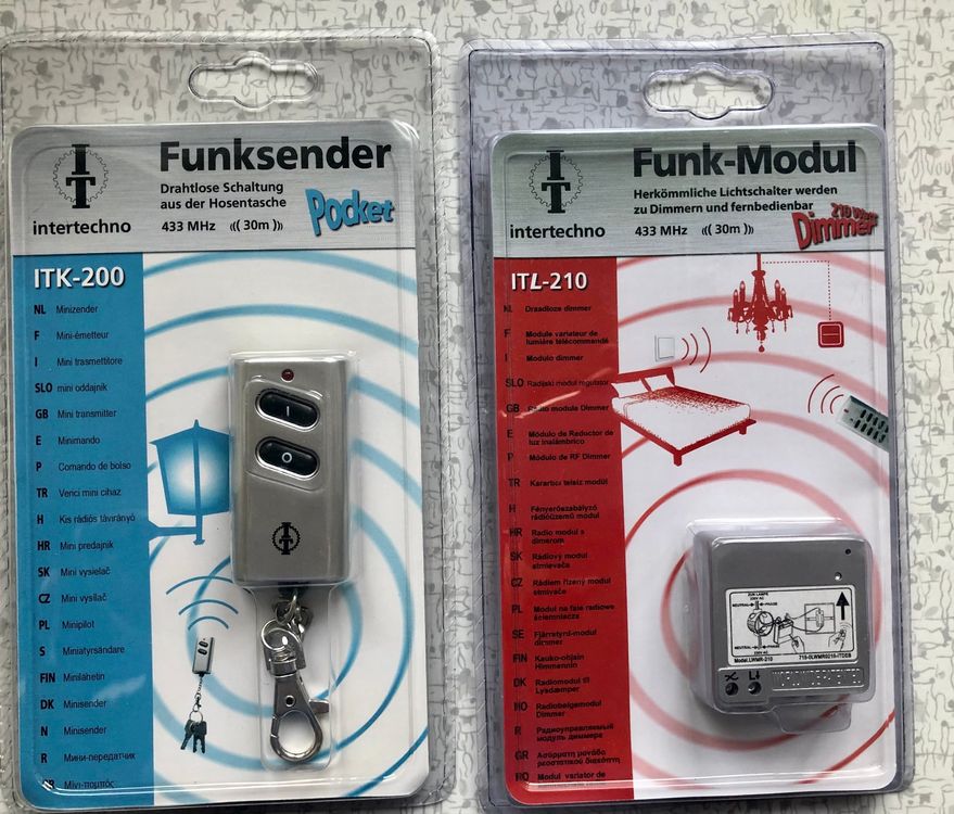 Funk-Modul intertechno ITL-210 inkl. Funksender ITK-200 | Kaufen auf ...