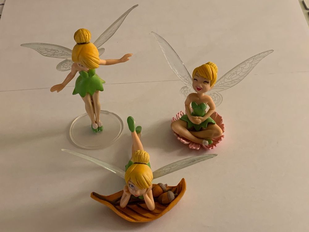 3 TINKERBELL - Figuren ( Peter Pan ), Disney (Neu (gemäss Beschreibung ...