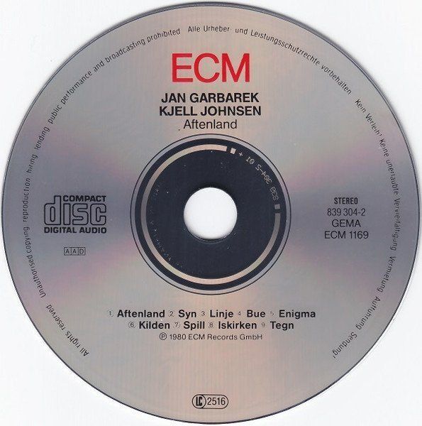 Jan Garbarek [ECM] with Kjell Johnsen | Kaufen auf Ricardo