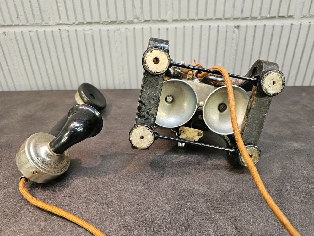 Antik L.M.Ericsson Stockholm Telefon Table Phone mit Glocken | Kaufen ...