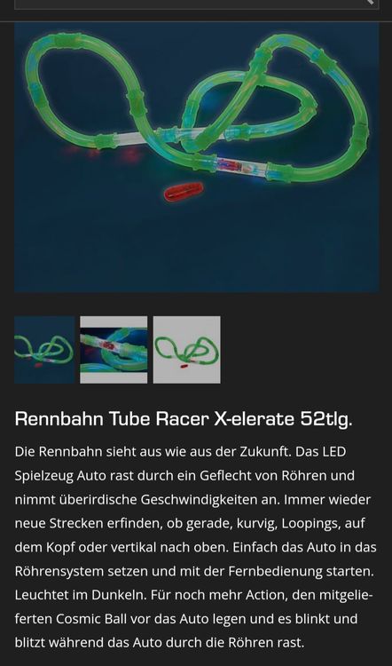 Rennbahn mit Leuchteffekt (Gebraucht) in Lostorf für CHF 8 – nur Abholung auf Ricardo kaufen